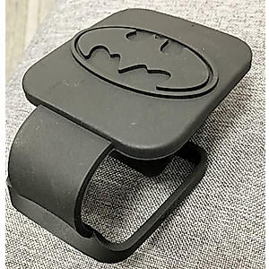 WINGKING with Ring for Batman Trailer Hitch Tube Cover Plug Cap,Tow Hitch Cover,Rubber Receiver Tube Hitch Plug (fit B-atman Hitch Plugs)