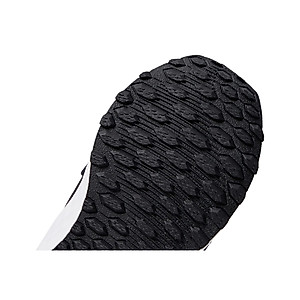 New Balance Fresh Foam 650 V1 Hook & Loop Running Shoe, Black/Metallic Silver/White, 4 Wide US Unisex Big_Kid