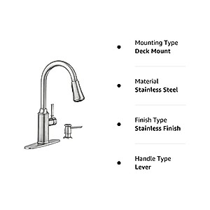 Moen Zabelle One-Handle Pulldown Kitchen Faucet