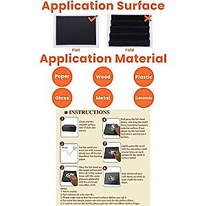 Rub on Transfers for Crafts, 5 Sheets Furniture Transfers and Craft Decals, Flowers Home Decoration Transfers for Crafts, Wood, Glass, Plastic, Metal, Ceramic, 4.5'' x11.8''