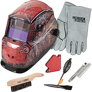 Lincoln Electric Auto-Darkening Welding Helmet Kit - Grunge, Model# KH961