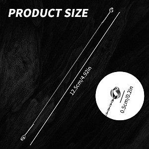 5 pcs Cheese Slicer Replacement Wires for Block Cheese Cutting & Slicing, 4.9 inches Long-Compatible with 5 inches Cheese Slicer & Cutter (4.9 inches 5pcs)