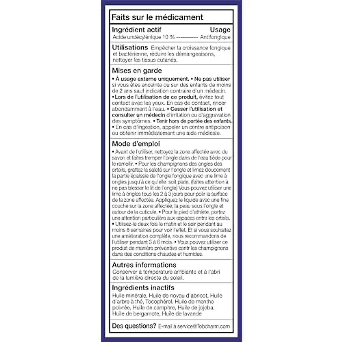 Tobcharm Toenail Fungus Treatment Extra Strength, Nail Fungus Treatment for Toenail, Fungus Nail Treatment, Nail Fungus Treatment for Fingernails (1oz)