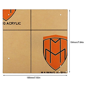 Acrylic Frame Open Transparent Fashion DIY Base Stand Suitable for ITX Motherboard,Overlock Computer Case Base Can accommodate high Performance PC