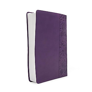 CSB Super Giant Print Reference Bible, Value Edition, Purple LeatherTouch, Red Letter, Presentation Page, Cross-References, Full-Color Maps, Easy-to-Read Bible Serif Type