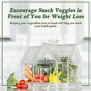 Lite N' Fresh Veggie & Fruit Container w/Lid & Solar Light - Ideal for Summer Picnics & Tailgates - Made w/Food-Grade Materials, Easy to Clean & Great Storage Space - Kitchen & Table Decorations