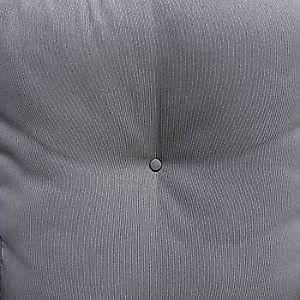 Corvus Salerno Outdoor Wicker Rocking Chair with Cushions with Cushions, Rocking Chairs, Wicker Chairs Grey Metal, Wicker, Fabric