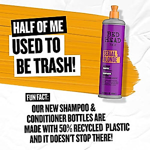 TIGI Bed Head SERIAL BLONDE SHAMPOO FOR DAMAGED BLONDE HAIR 20.29 fl oz