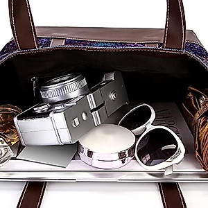 Purses for Women, Tote Bag, Tote Bag for Women, Small Tote Bag, abstract colorful galactic universe galaxy pattern