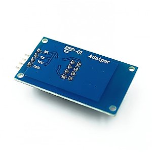 Geekstory ESP8266 ESP-01 Serial WiFi Wireless Adapter Module DC3.3V 5V ESP01 Breakout PCB Adapters Compatible for Arduino（Pack of 5pcs）