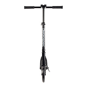 Retrospec Ripper-500 2-Wheel Kick Scooter for Kids 8+ and Adults with Padded Handlebars, PU Wheels, and Grippy Deck, Black