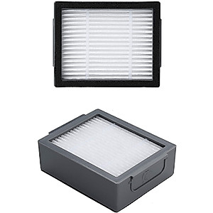 Replacement Parts Compatible for iRobot Roomba i7 j7 i3 i4 i7+ Plus i3+ i4 i4+ i6 i6+ i8 i8+ E5 E6 j7+ plus E&i&j Series, Multi-Surface Rubber Brush, High-Efficiency Filter, Edge-Sweeping Brush