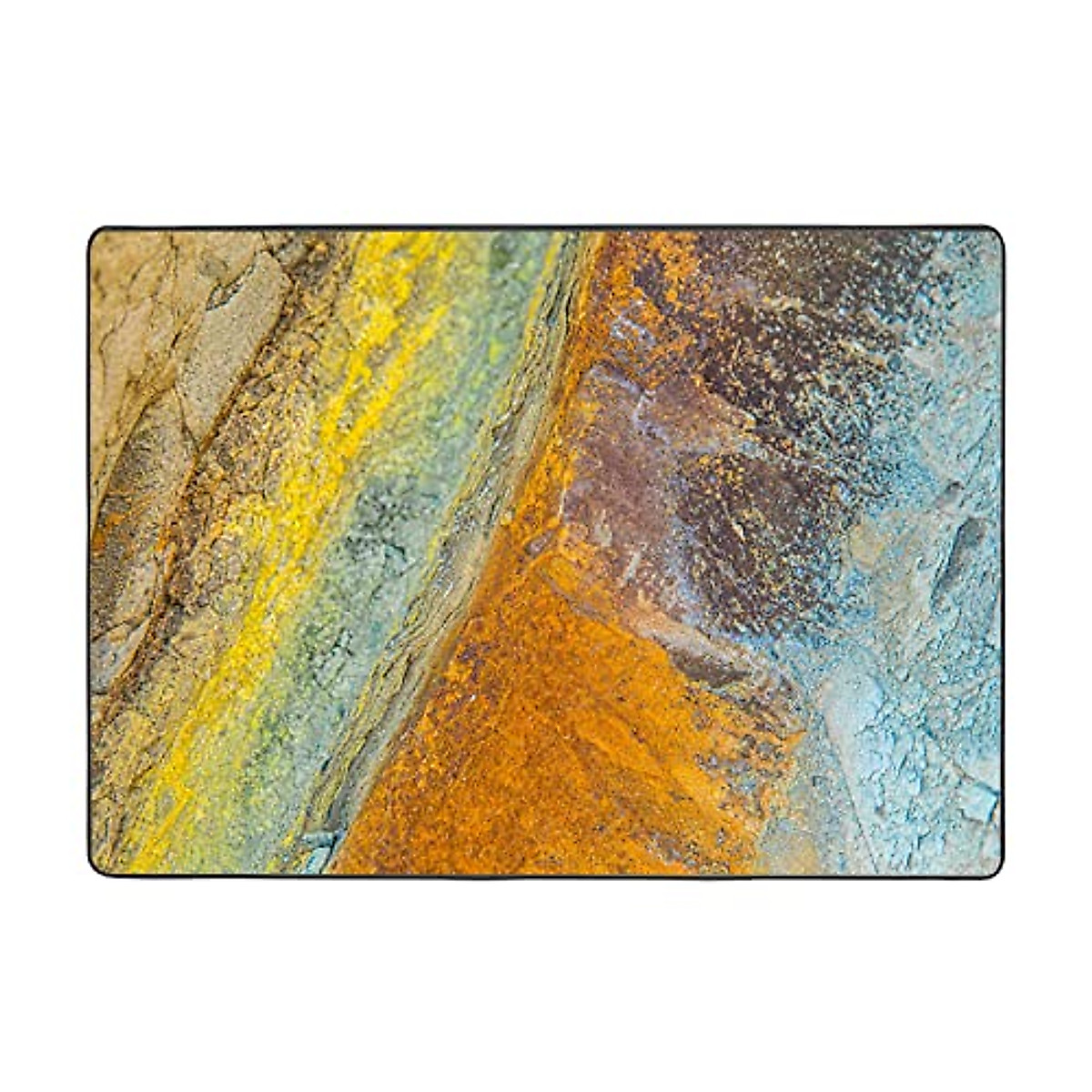 Marble Kitchen Rug Rug 3 ' x 5 ' Area Rugs Rugs Kitchen Rugs Non Skid Accent Area Carpet, Non-Slip Fur Rugs Nursery Accent Floor Carpet