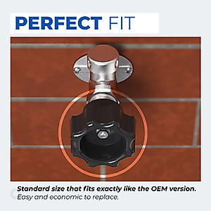 Xinafan 630-7965 Wall Hydrant Handle Kit Compatible with Prier Mansfield 500 400 300 Outdoor Faucet Handle Replacement Frost Proof Wheel Shaped Outside Water Faucet Handle Part Kit Accessories