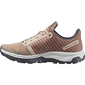 Salomon Outbound Prism Hiking Shoes for Women, Sirocco/Mocha Mousse/Alloy, 9.5