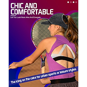 Jiuguva 8 Pieces Backless Ponytail Caps Baseball Caps for Women Ponytail Hats High Messy Bun Baseball Hats Adjustable Sun Visor Caps Natural Curly Hair Ponytail Cap