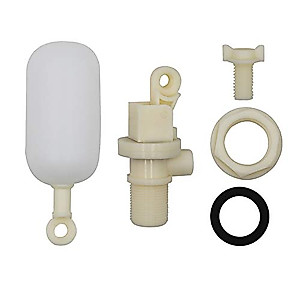 NC 3PCS Water Float Valve with Adjustable Arm, Automatic 3/4 Float Ball Valve with Water Level Shut Off for Water Tank Pond Livestock Horse Cattle Goat Sheep Pig Dog Waterer