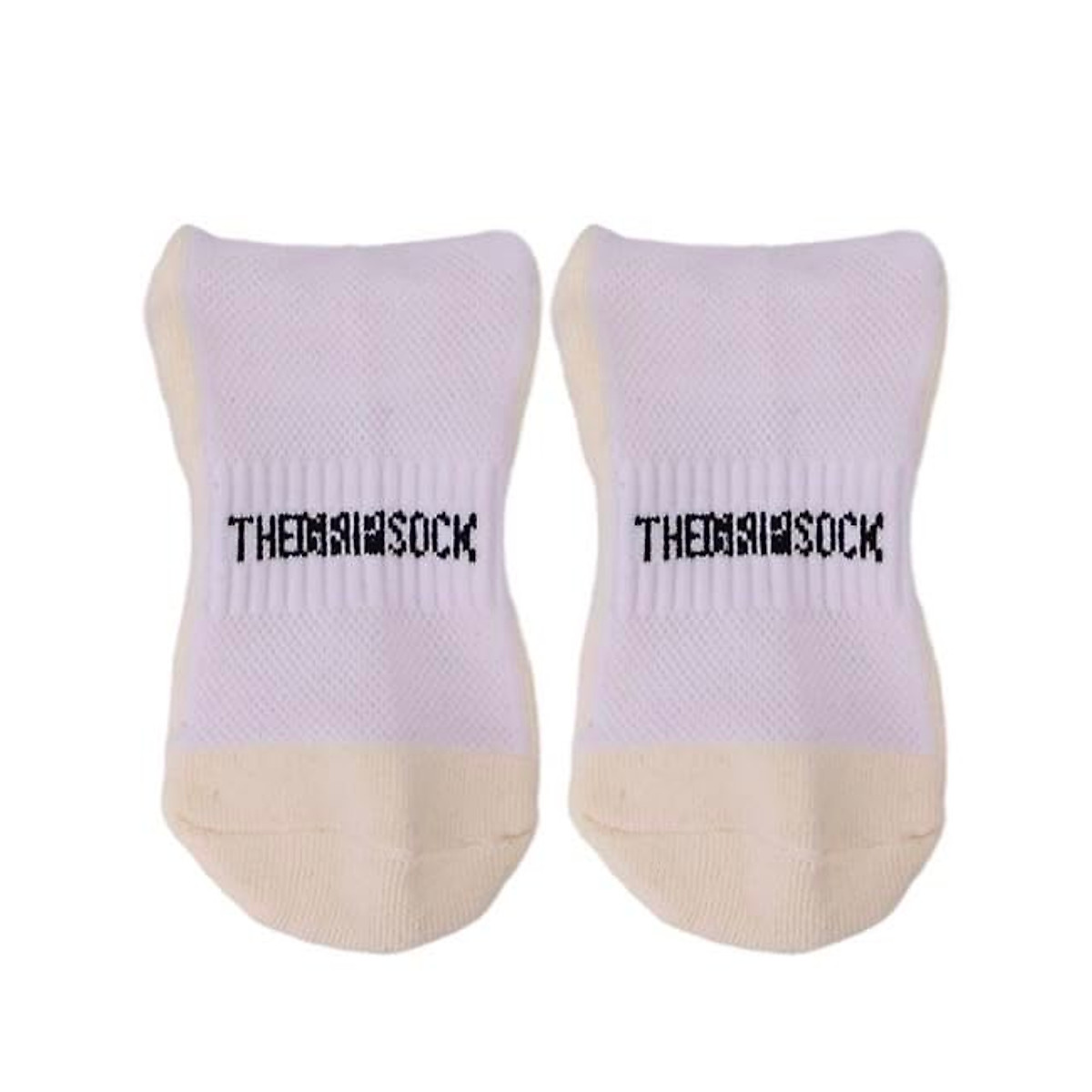 The Grip Sock Youth Socks, Soccer Socks Kids, Anti Slip Soccer Socks, Trampoline Socks, Non Slip Football Grip Socks, Kids socks 4 pk Kids ages 4-10 (White)