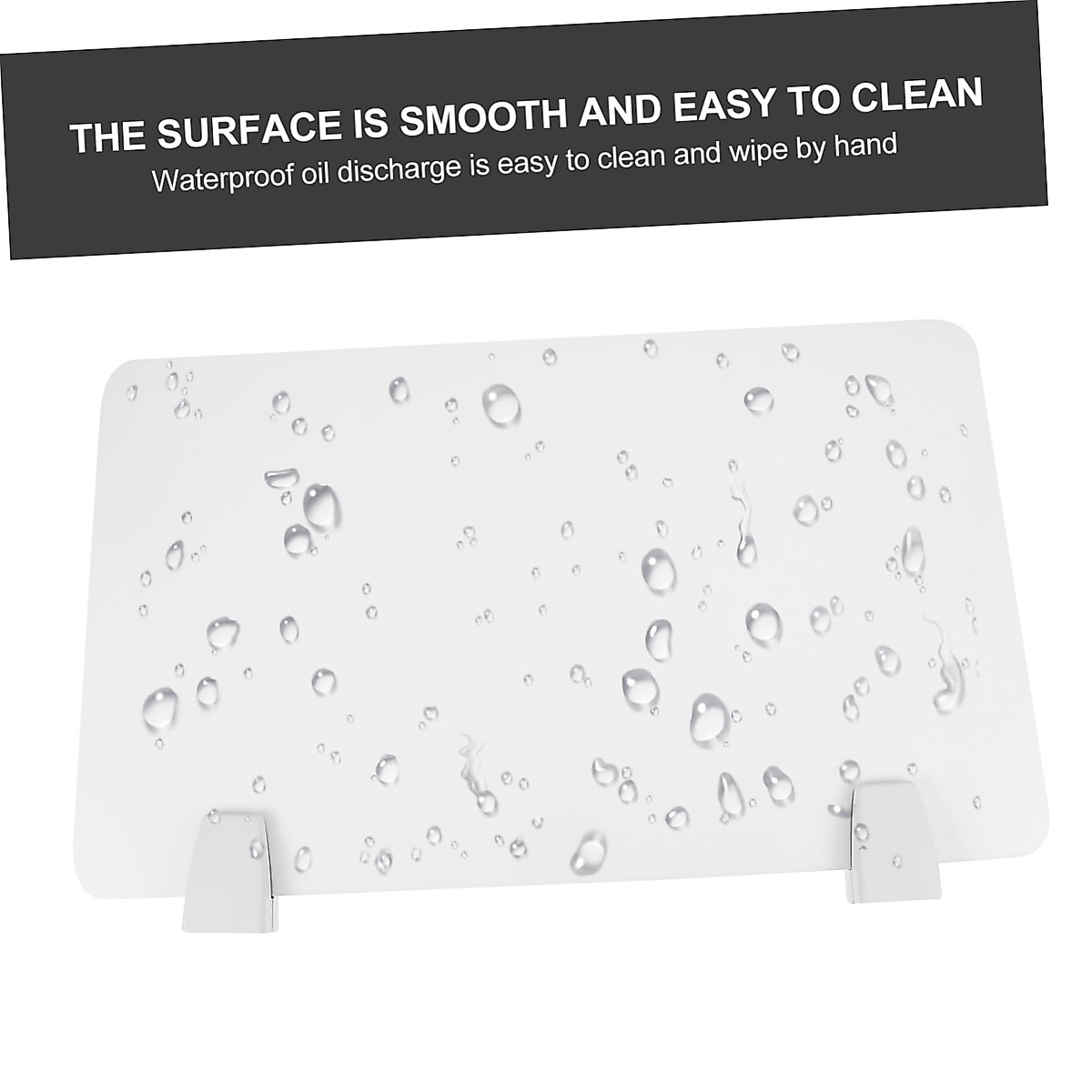 NUOBESTY 1pc Desktop Divider Office Desk dividers Desk Shield Shelf Desk Privacy dividers Desk Privacy Panel Sneeze Guard Office Partitions Clapboard Acrylic Student Counter Plastic White