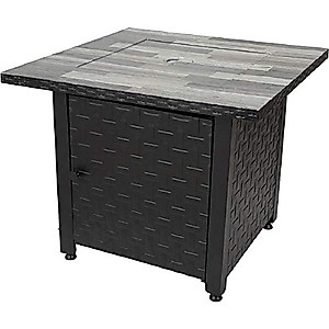 636643 Blue Rhino GAD15262SP Fire Pit LP Gas Table Black, Gray