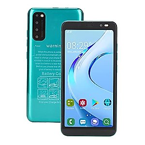 Rino4 Pro Unlocked Android Cellphone, 5.45 inch HD Full Screen SIM Free Unlocked Smartphone, 2G 3G Net Mobile Phone, Face Recognition, 32GB Storage, 2MP 5MP Dual Cameras, 3200mAh Battery(Green)