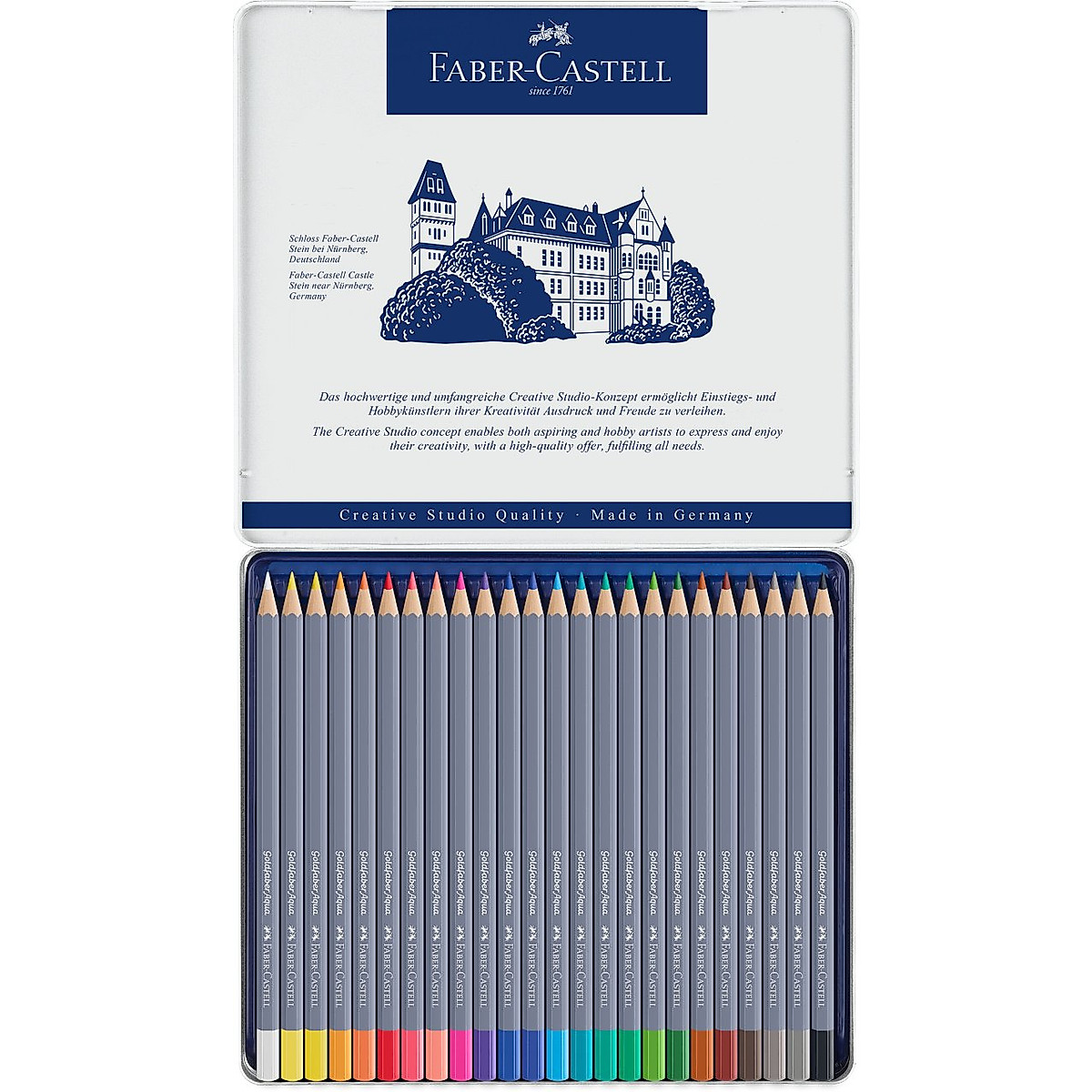 Faber-Castell Creative Studio Goldfaber Watercolor Pencils (24 Count)