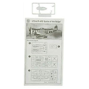 Premium Hobbies P-47D Battle of The Bulge 1:72 Plastic Model Airplane Kit 130V