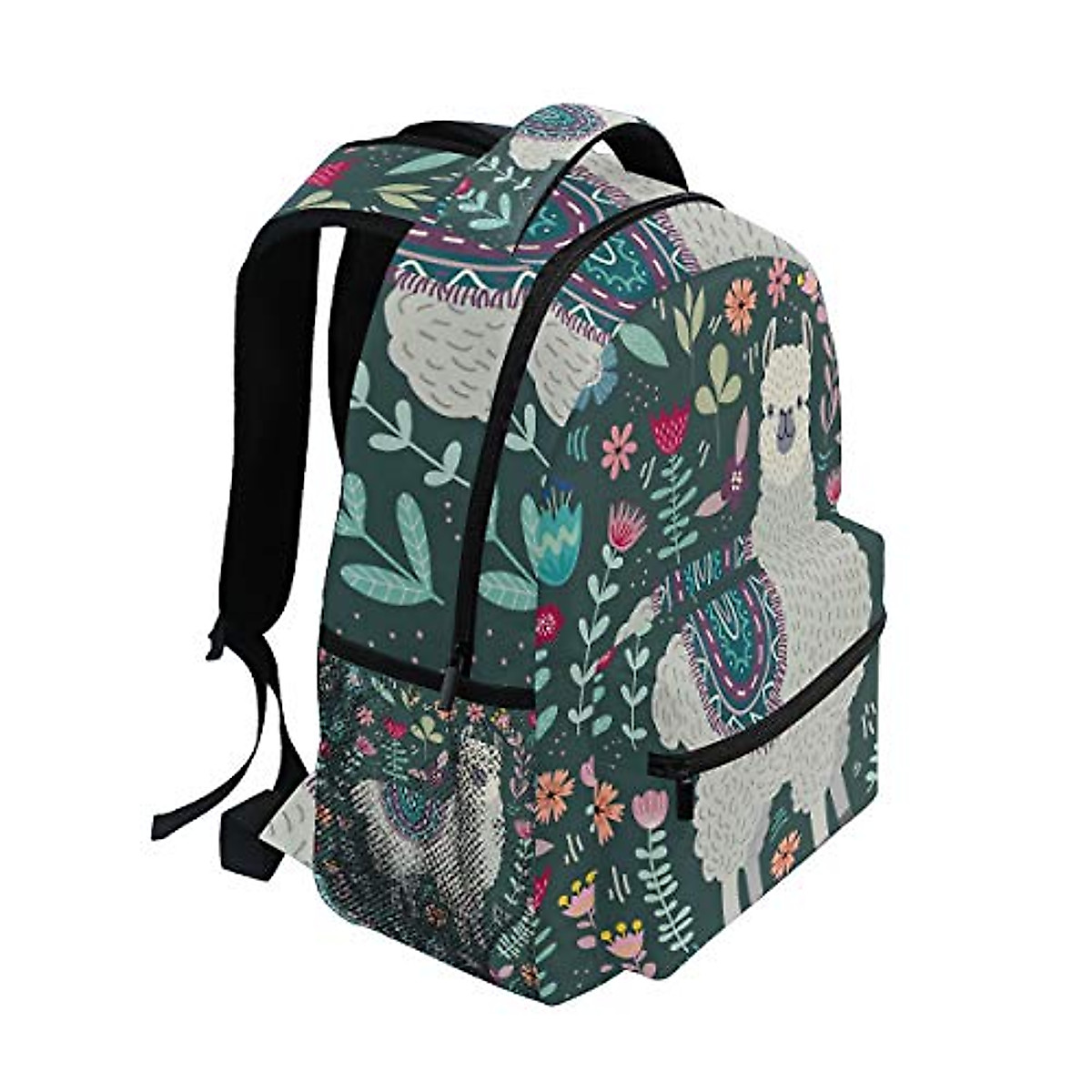School Backpack Llama Teens Girls Boys Schoolbag Travel Bag