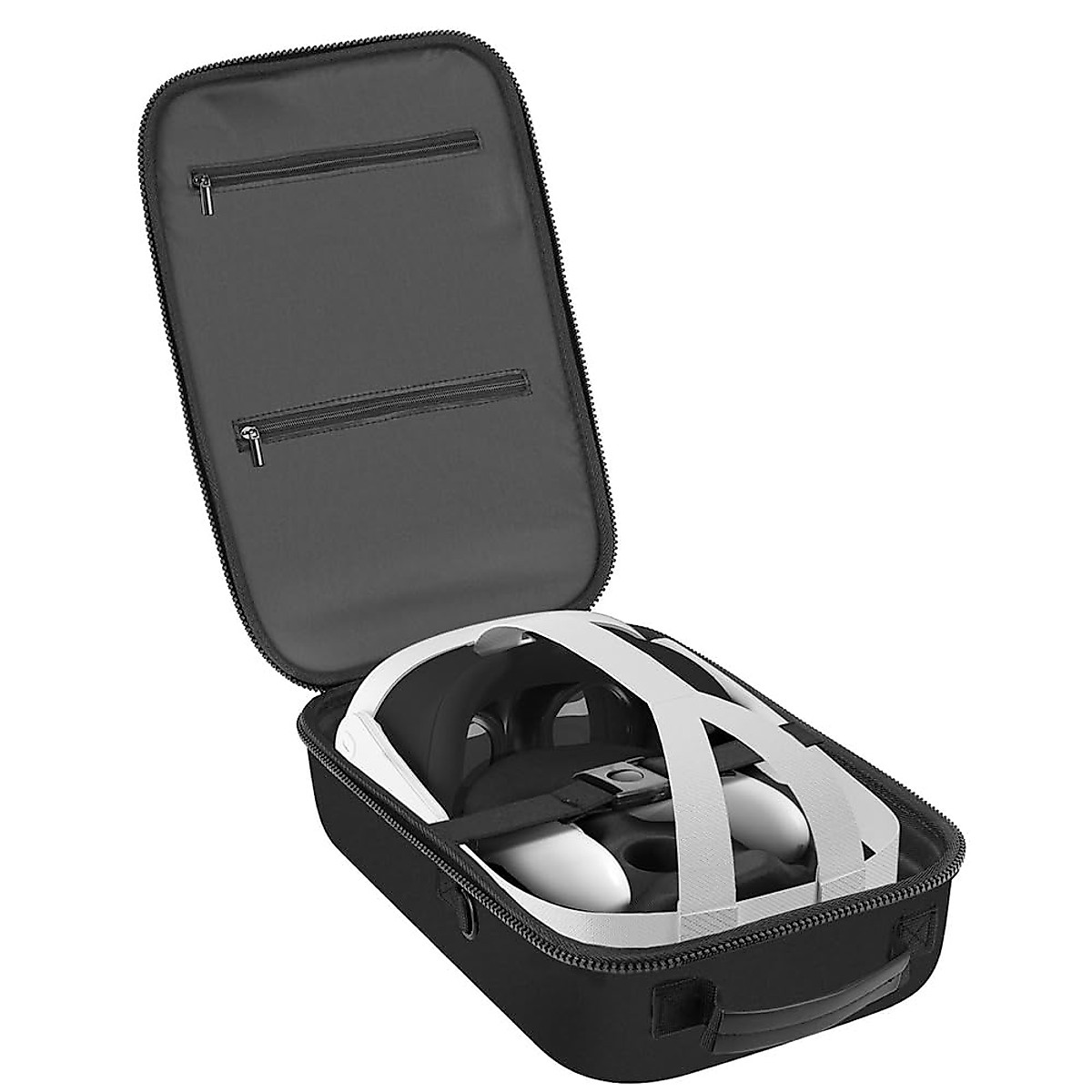 Akaigu Hard Travel Case Storage Case for Oculus Quest 3 All-in-one VR Gaming Headset and Controllers Accessories Carrying Bag (Black)