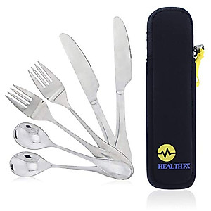 Mindful Eating Portion Control Flatware - for weight loss bariatric diet