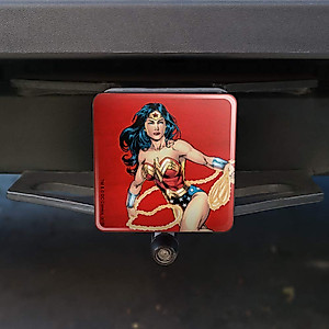Wonder Woman Character Tow Trailer Hitch Cover Plug Insert