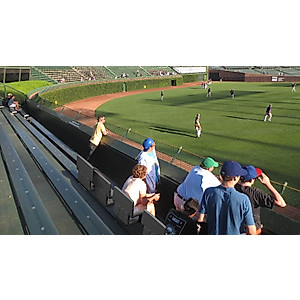 Home-Complete Wide Stadium Seat Chair Bleacher Cushion, 1-Pack, Black