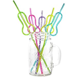 Party Supply Co. Bachelorette Straws, Penis Straw Party Favor, Funny Naughty Straws, Multi Colored Pack (Pack of 25)