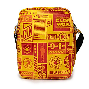 Star Wars Bag, Crossbody, Clone Wars, Commander Cody, Vegan Leather 8.0" x 6.5"