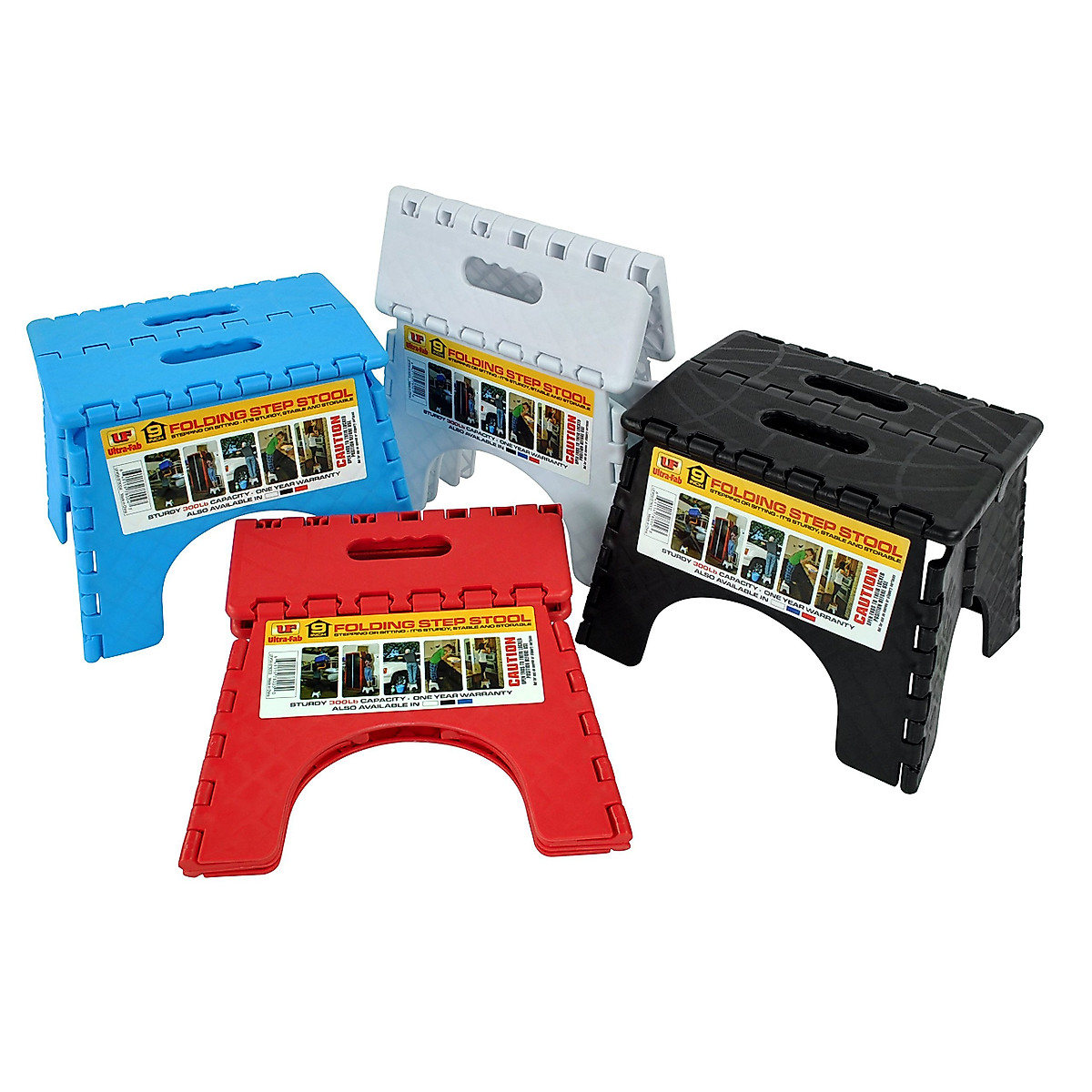 Ultra-Fab Products 56-978003 Step Stool Folding, 1 Pack