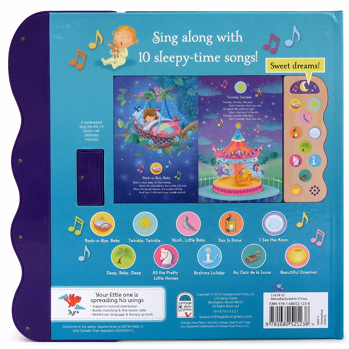 Bedtime Songs: 11-Button Interactive Children's Sound Book (Early Bird Song)