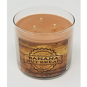 Banana Nut Bread Candle ~ All Natural Premium Soy Wax & Highly Scented by S&M Candle Factory (16oz Mason)