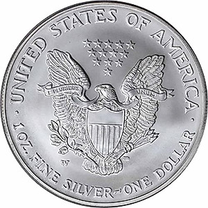 2008 W Burnished American Silver Eagle Reverse of 2007 Dollar SP70 PCGS