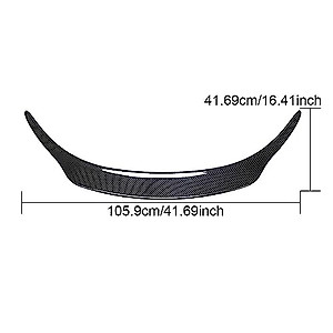 ELZEM Compatible with Supra A90 A91 2019-2022, Car Rear Spoiler Trunk Tuning Boot Wing, Carbon Fiber, Body Kit Sports Styling Racing Refit