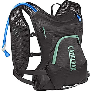 CamelBak Women's Chase Bike Vest 50oz - Hydration Vest - Easy Access Pockets, Black/Mint