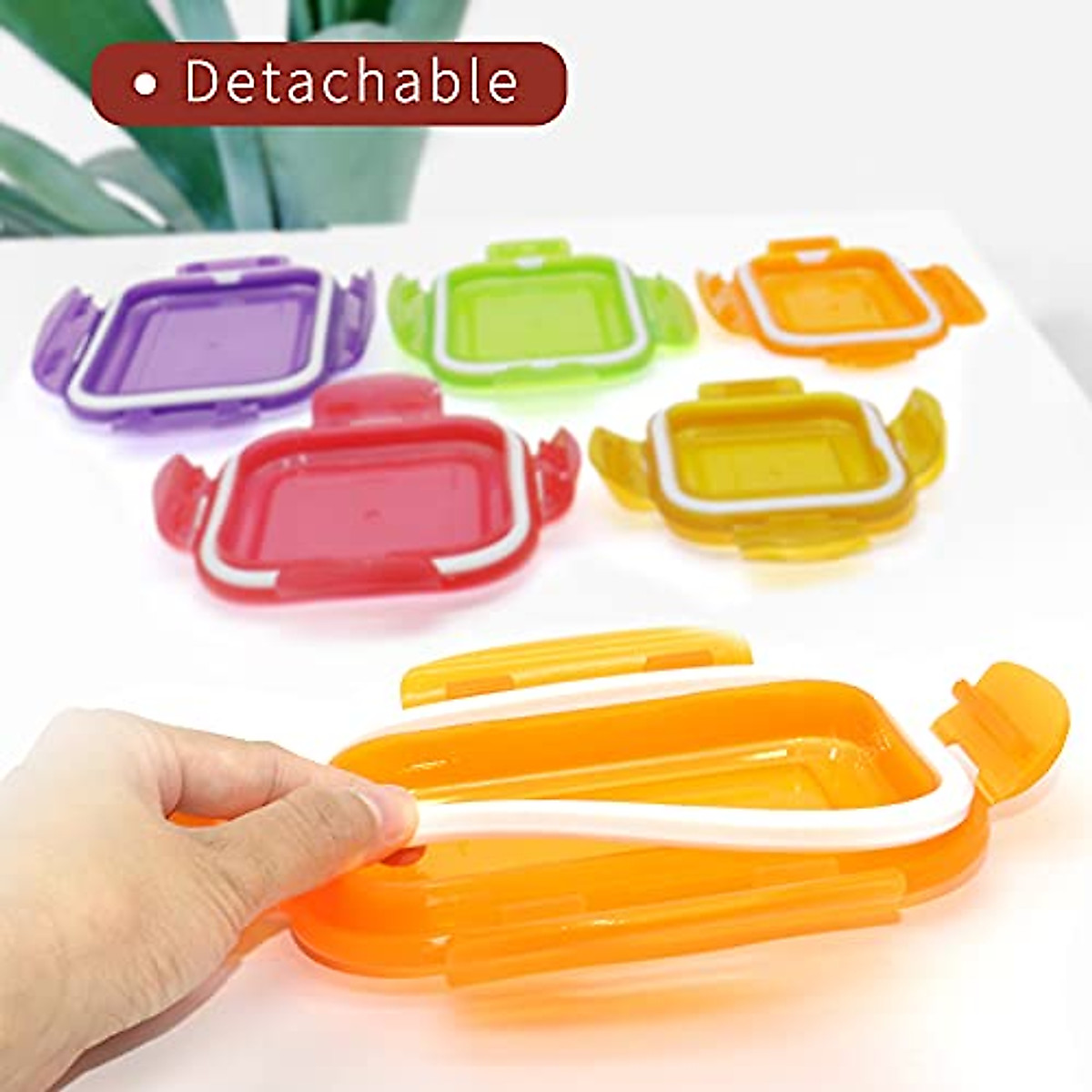 TIBLEN 10 Pcs Glass Food Storage Containers - Airtight & Leakproof Lunch Boxes with Snap Lock Lids - Meal Prep Containers for Kitchen, Home Use - Microwave, Freezer Safe - BPA Free Food Storage