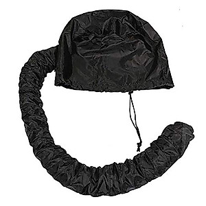Bonnet Hood Hair Dryer Attachment - Adjustable Extra Large Dryer Bonnet System for Hand Held Hair Dryer with Stretchable Grip and Extended Hose Length (Machine Washable)