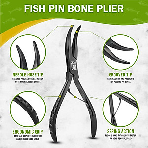 Fish Bone Pliers/Tweezers Stainless Steel – Fish Deboning Tools for All Kind of Fish.