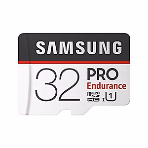 Samsung PRO Endurance 32GB 100MB/s (U1) MicroSDXC Memory Card with Adapter (MB-MJ32GA/AM) , Black/White