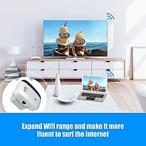 2023 Newest WiFi Extender, WiFi Booster, WiFi Repeater，Covers Up to 2640 Sq.ft and 40 Devices, Internet Booster - with Ethernet Port, Quick Setup, Home Wireless Signal Booster