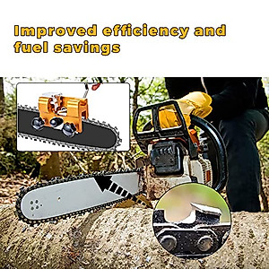Chainsaw Sharpener, Portable Chain Saw Sharpening Tool Set, Sharpener File Table, Quick Sharpening, Suitable for All Kinds of Chain Saws and Electric Saws