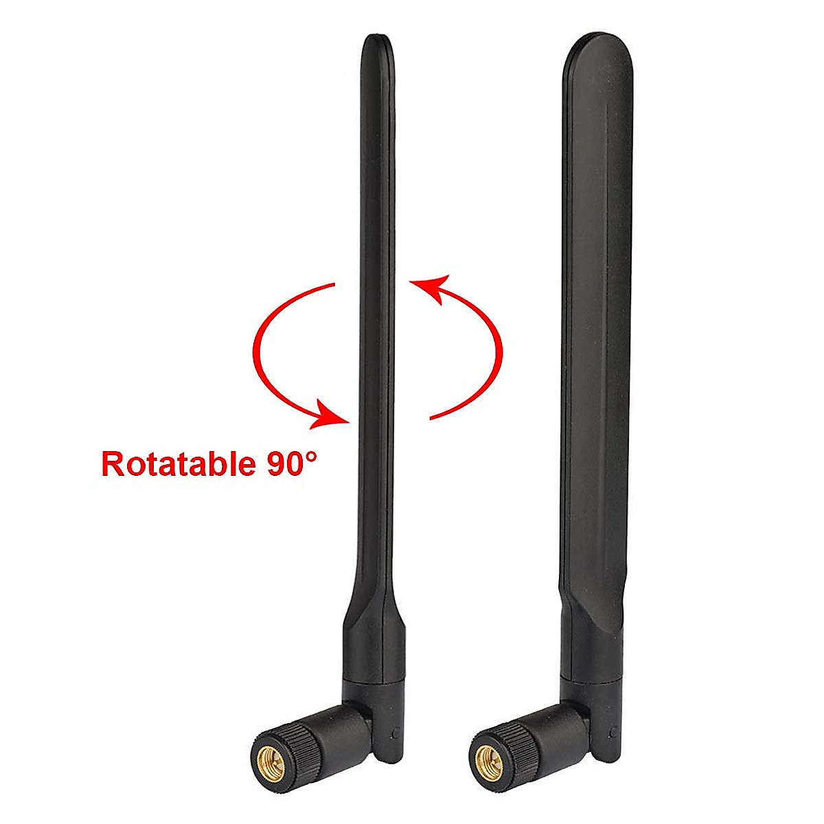 Bingfu 4G LTE 3dBi External SMA Male Antenna (2-Pack) Compatible with 4G LTE Wireless Router CPE Hotspot Industrial IoT Router Cellular Gateway Terminal Outdoor Cellular Security Camera