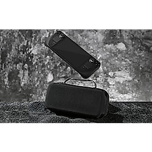 Carrying Case for Steam Deck - Hard Shell Protective Case with High Storage Capacity for Steam Deck Console & Various Accessories [Classic Black]