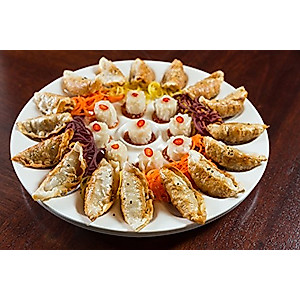 10 Strawberry Street Whittier 13" Egg Platter, White