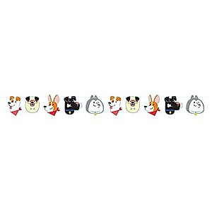 Creative Converting 336658 Dog Party Shaped Banner with Twine - 1 Pc